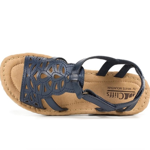 Cliffs by WHITE MOUNTAIN | Shoes | Cliffs Chambray Womens Sandal Navy M ...